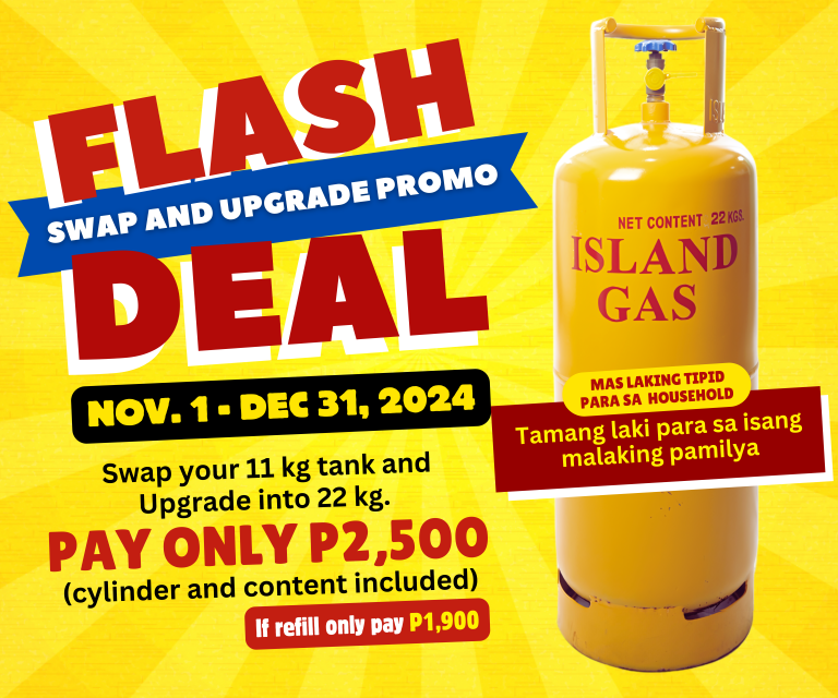 Flash Deal: Swap and Upgrade Promo – Island Gas